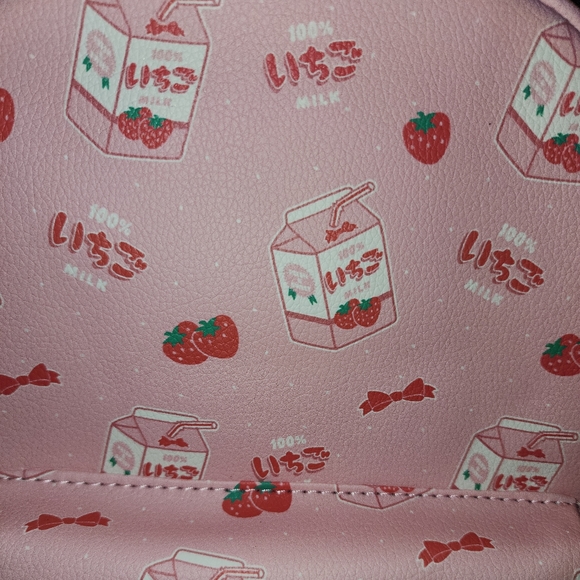 Hot Topic | Bags | New Tag Strawberry Milk Mini Backpack | Poshmark